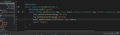 Springmvc 06 乱码问题解决和jsonspring6乱码怎么解决 Csdn博客