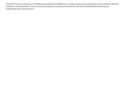 overview generative ai in the enterprise with nvidia gpus dell networking and open source