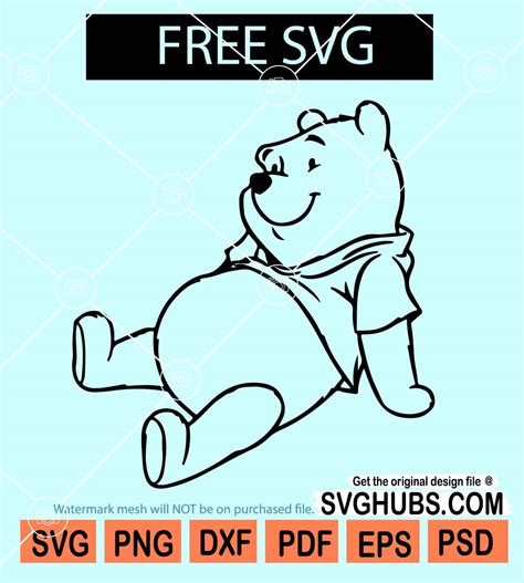 Winnie The Pooh Svg Free Winnie Pooh Svg Free Disney Winnie The Pooh