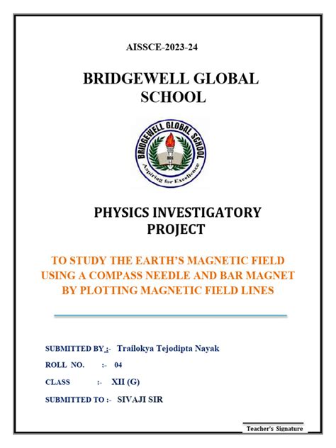 Physics Project Pdf Physics Electrical Engineering