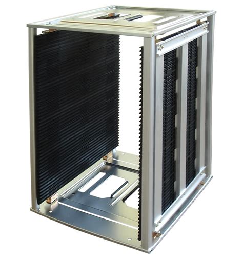 High Temperature Resistance Esd Smt Magazine Pcb Storage Rack Antistatic Pcb Magazine Rack