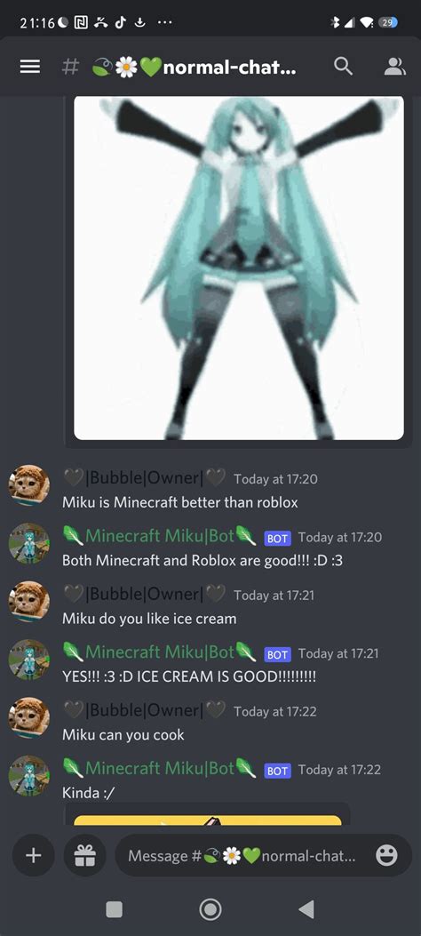 I Made A Fun Hatsune Miku Bot Rdiscordbots