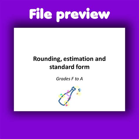 Gcse Rounding Estimation And Standard Form Notes And Worked Examples Andy Lutwyche