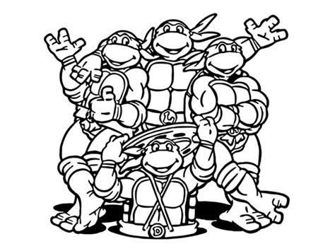Dibujos De Tortugas Ninja
