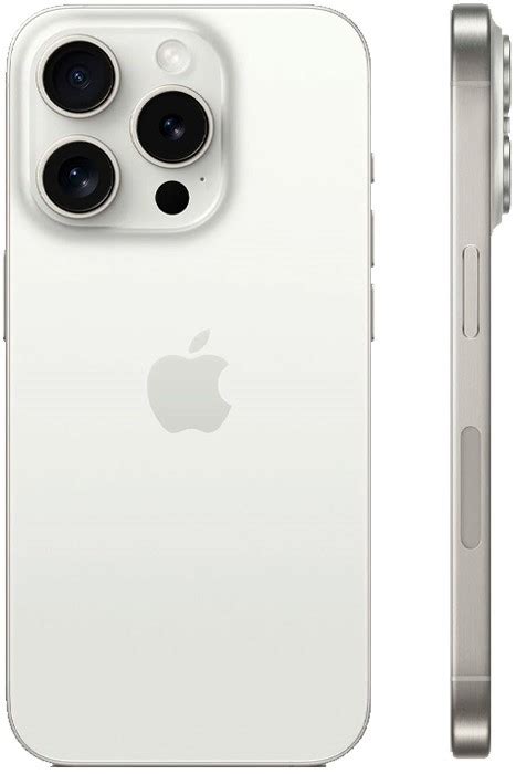 Смартфон Apple Iphone 15 Pro Dual Nano Sim Esim 128 ГБ белый