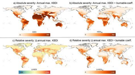 Mid Century Wildfire Potential Severity Map A Indicates The Raw Download Scientific Diagram