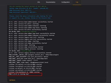 setting up emqx mqtt broker in home assistant smarthomescene