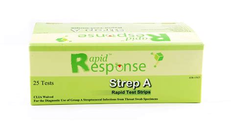 Btnx Rapid Response Strep A Test 25 Pack Rapid Test And Trace Canada