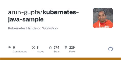 Github Arun Guptakubernetes Java Sample Kubernetes Hands On Workshop