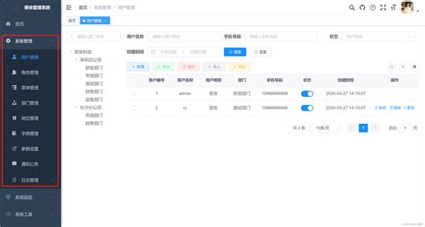 【项目技术介绍篇】若依管理系统功能介绍 ew帮帮网