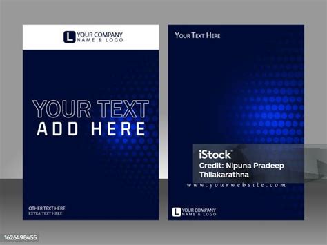 브로셔 연례 보고서 잡지 포스터 기업 프리젠 테이션 포트폴리오 전단지 인포 그래픽 파란색 색상 크기와 현대적인 레이아웃 앞면과 뒷면 사용하기 쉽고 편집하기 쉬운 템플릿 벡터