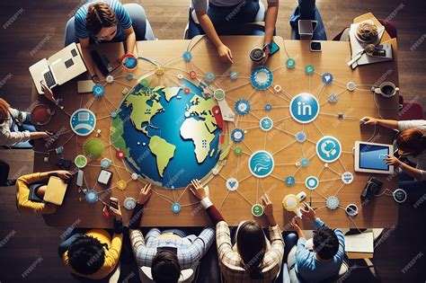 Premium Ai Image Our World Connected Social Networking