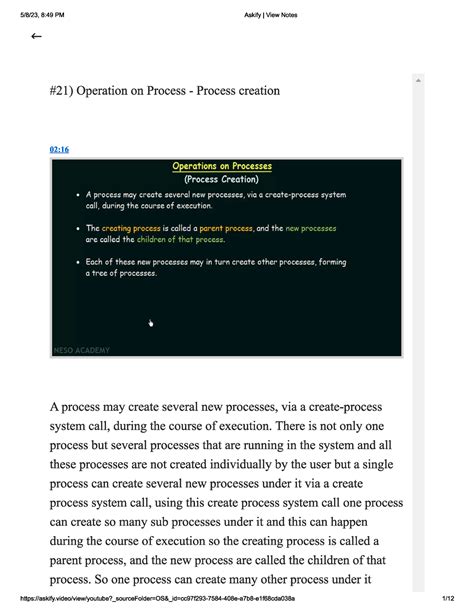 Operating System Notes Neso Academy 30 40 Studocu