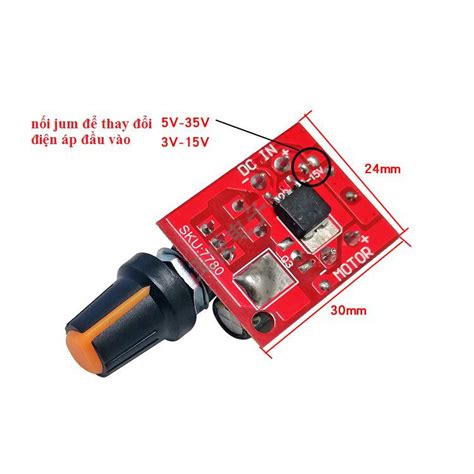 Mạch điều Tốc động Cơ Dc Pwm 5a 3 35v Dùng điều Khiển Tốc độ Motor Chỉnh độ Sáng đèn Led Led
