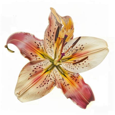 Lily Shape Flower Collage Cutouts Free Photo Illustration Rawpixel