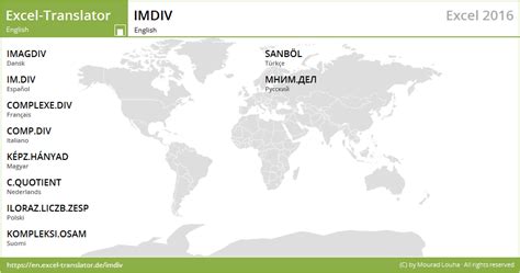 IMDIV Excel Translator