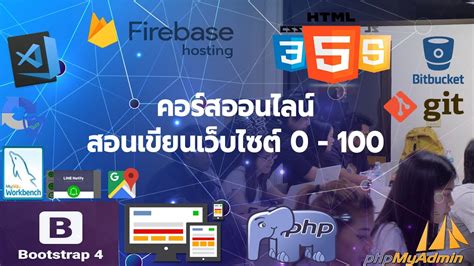 คอร์สเรียน Php Mysqli Bootstrap4 คอร์สเรียนเขียนเว็บไซต์ด้วยตัวเอง