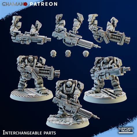 3d Printable Thunderlords Exo Frames By Ghamak