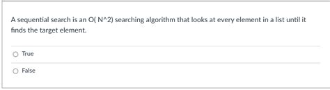 Solved Question Pts A Selection Sort In An O N Chegg