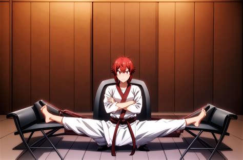 Tomo Loves Doing Yujiro Hanmas Split By Gekiganger425 On Deviantart