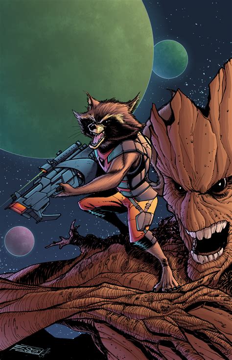 Rocket And Groot By J Skipper On Deviantart