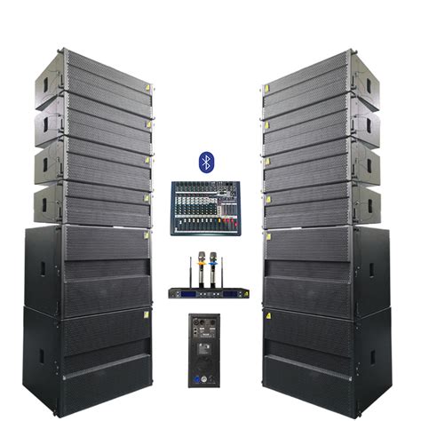 La Double Inch Line Array Speaker PA Line Array Audio Loudspeaker Equipment PA Line Array