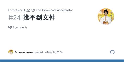 找不到文件 · Issue 24 · Lethesechuggingface Download Accelerator · Github