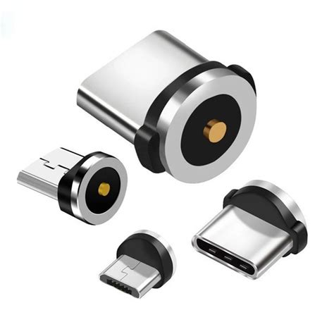 Magnetic Connector Type C Micro USB C 1 Pin Fast Charging Adapter Phone Microusb Type C Magnet