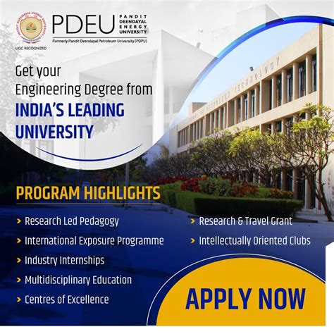 Pandit Deendayal Energy University On Linkedin Pdeu Pdpu Bestcollege Bestcollegeinindia