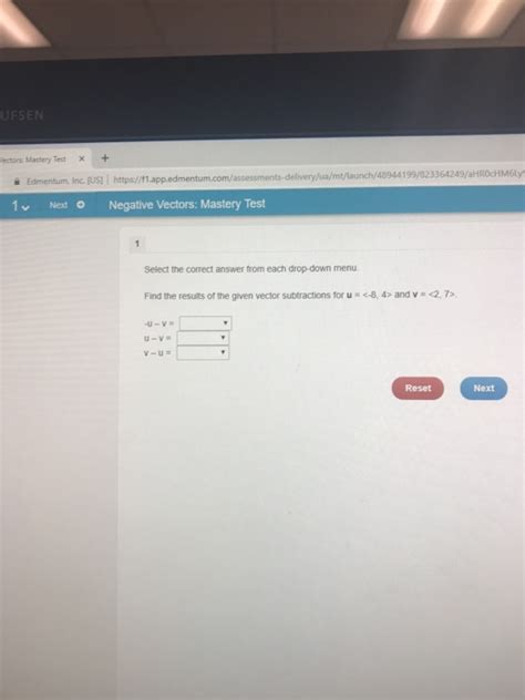 Solved Lectors Mastery Test