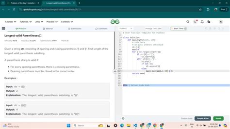Kavya Bodasingi On Linkedin Geekstreak2024 Deutschebank Potd 21daychallenge Problemsolving