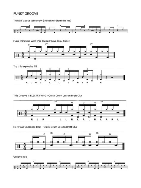 Funky Groove Pdf
