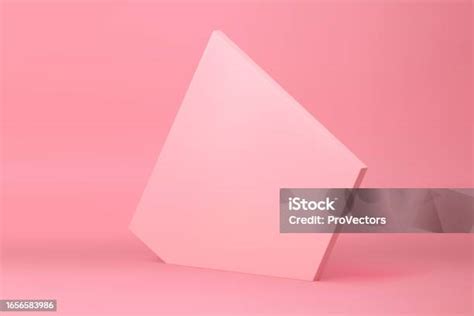 핑크 3d 추상 오각형 아이소메트릭 벽 모형 화장품 쇼 프리젠테이션 벡터 0명에 대한 스톡 벡터 아트 및 기타 이미지 0명