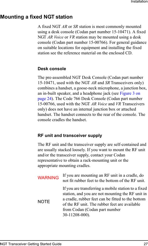 Codan Ngt 11 Hf Ssb Transceiver User Manual 15 04127 En 6