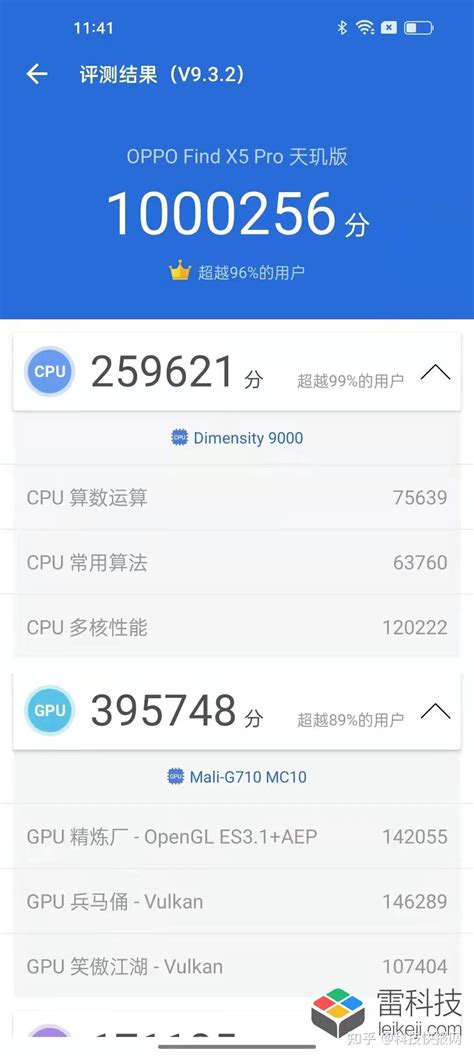 媒体正式公布oppo Find X5 Pro天玑版跑分！百万分上下天玑9000表现不俗！ 知乎