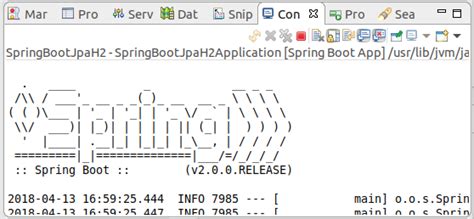 Integrating Spring Boot Jpa And H2 Database