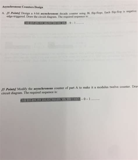 Solved Design A 4 Bit Asynchronous Decade Counter Using Jk