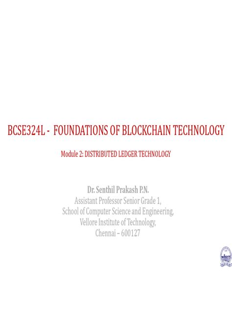 Module 2 Distributed Ledger Technology Pdf Peer To Peer