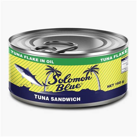 Solomon Blue Tuna Flake In Oil Tuna Sandwich 160gm Medella Malaysia
