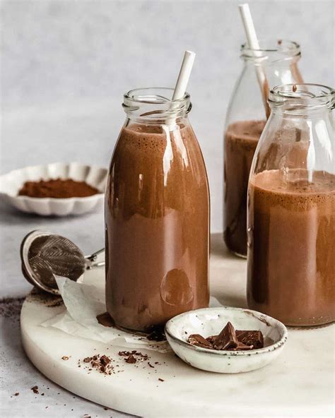 Healthy Chocolate Milk With Cocoa Powder Wholefood Soulfood Kitchen