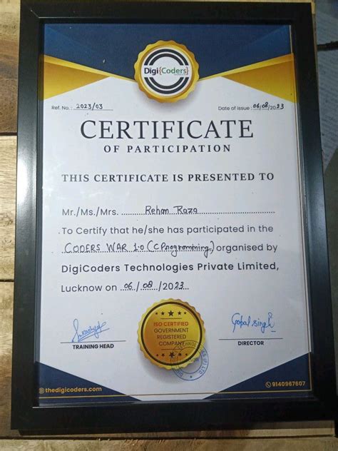 Rehan Raza On Linkedin Its My First Achievement In Digicoder Pvt Ltd
