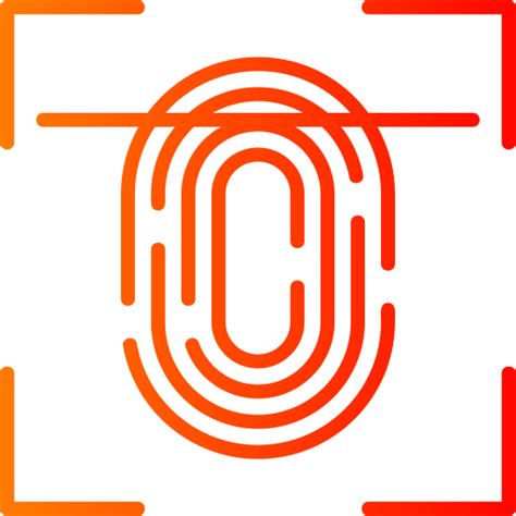 Fingerprint Scan Generic Gradient Icon