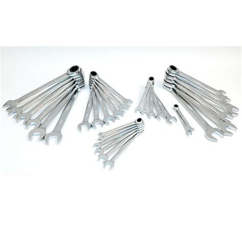 Wiha 31 Pc Ratcheting Wrench Tray Set Sae And Metric Pieces Qty