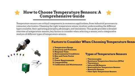 Cómo Elegir Sensores De Temperatura Una Guía Completa Sensor One