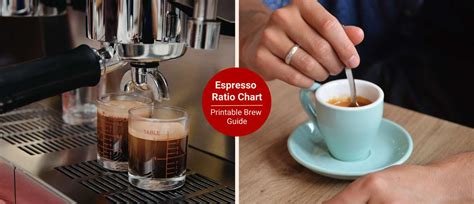 Espresso Ratio Chart Printable Brew Guide