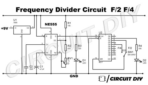 Frequency Divider Generator Circuit Circuit Timer Divider