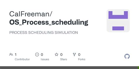 GitHub CalFreeman OS Process Scheduling PROCESS SCHEDULING SIMULATION