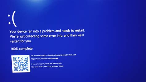 Video Scheduler Internal Error Rlenovolegion