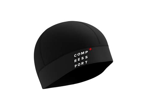 Шапка с ветрозащитой CompresSport Hurricane beanie Черный
