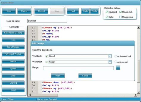 Efficient Macro Recorder Excel Lite Main Window Automaticsolution Software Efficient Macro